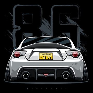 "Hachiroku GT86" Sticker for Sale by OlegMarkaryan | Redbubble