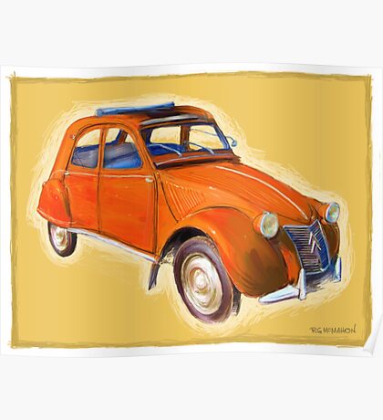 Citroen 2cv: Posters | Redbubble