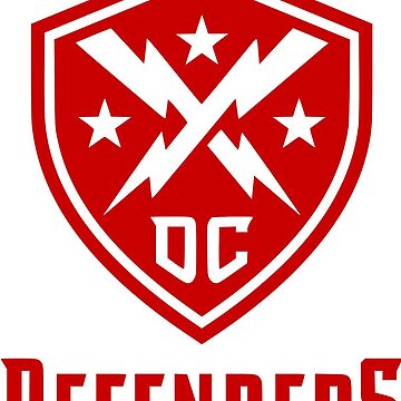 "DC Defenders Logo XFL Team" Sticker for Sale by nickcosky | Redbubble