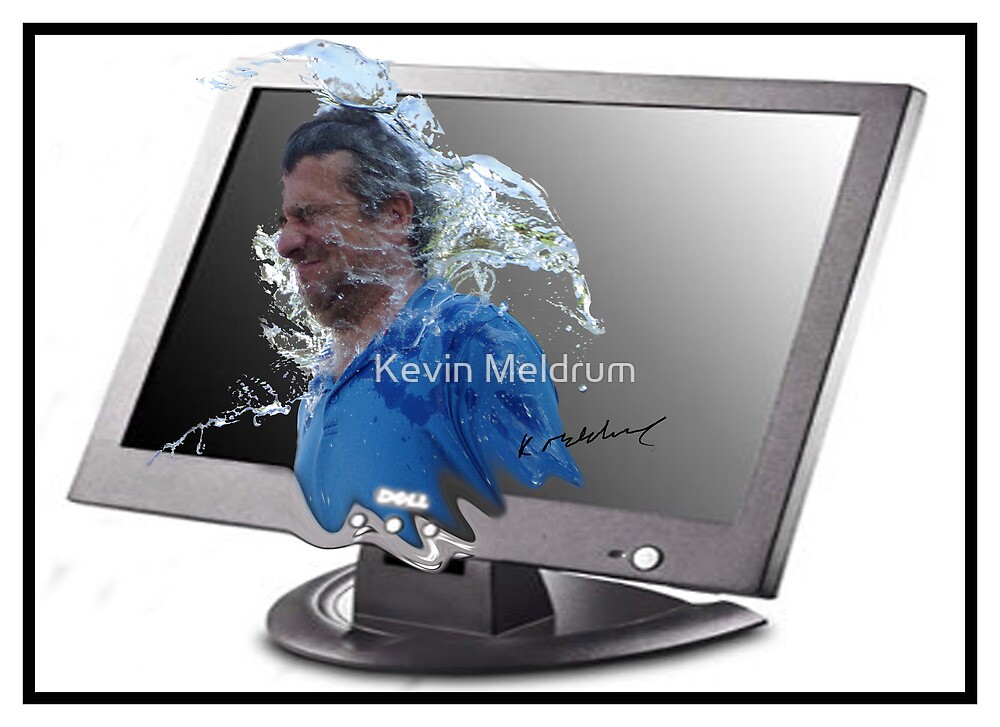 "Screen Splash" by Kevin Meldrum | Redbubble