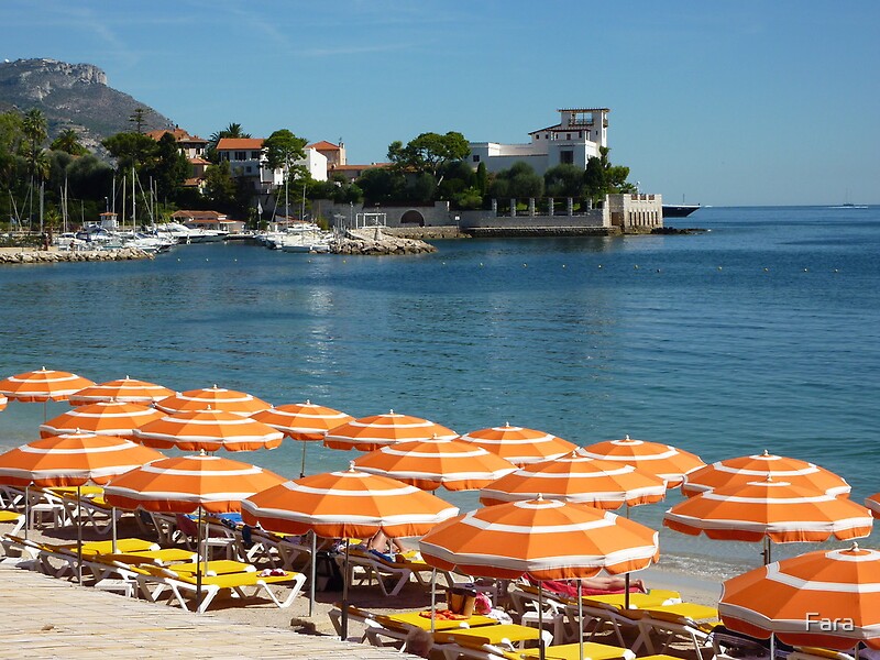 "The Bay Of Beaulieu sur Mer" by Fara | Redbubble