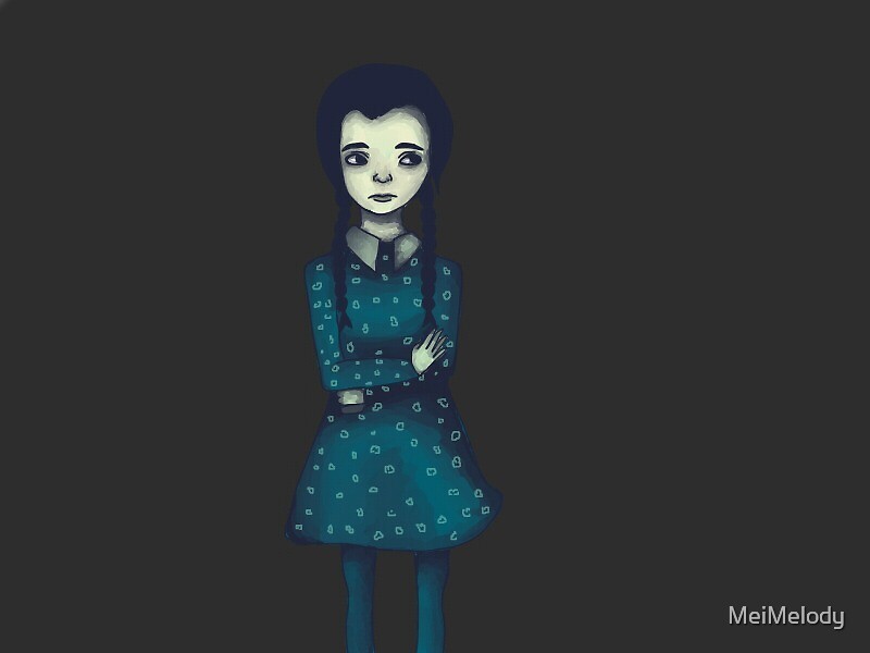 "Limited Color Scheme Wednesday Addams" by MeiMelody | Redbubble
