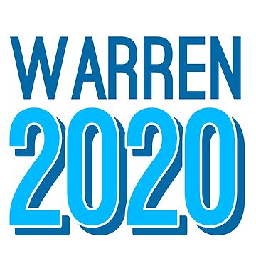 "WARREN 2020" Poster for Sale by courtneyklich | Redbubble