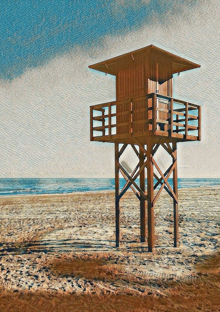 "Beach Tower" by StoreMia | Redbubble
