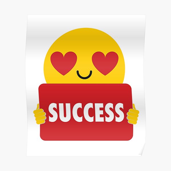 Winner Emoji Posters | Redbubble