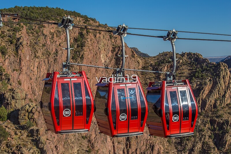 "USA. Colorado. Royal Gorge. Cable Car." by vadim19 | Redbubble