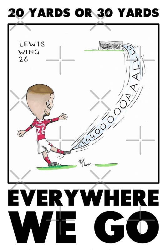 "Lewis Wing - long range" by Russ Johnson | Redbubble