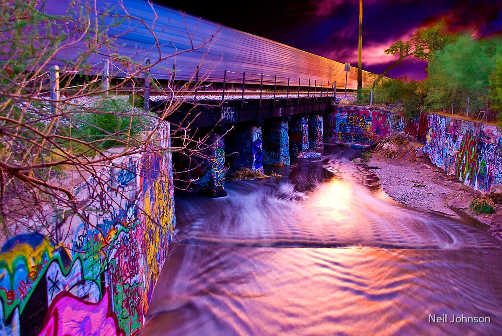 "Urban Sunset" by Neil Johnson | Redbubble