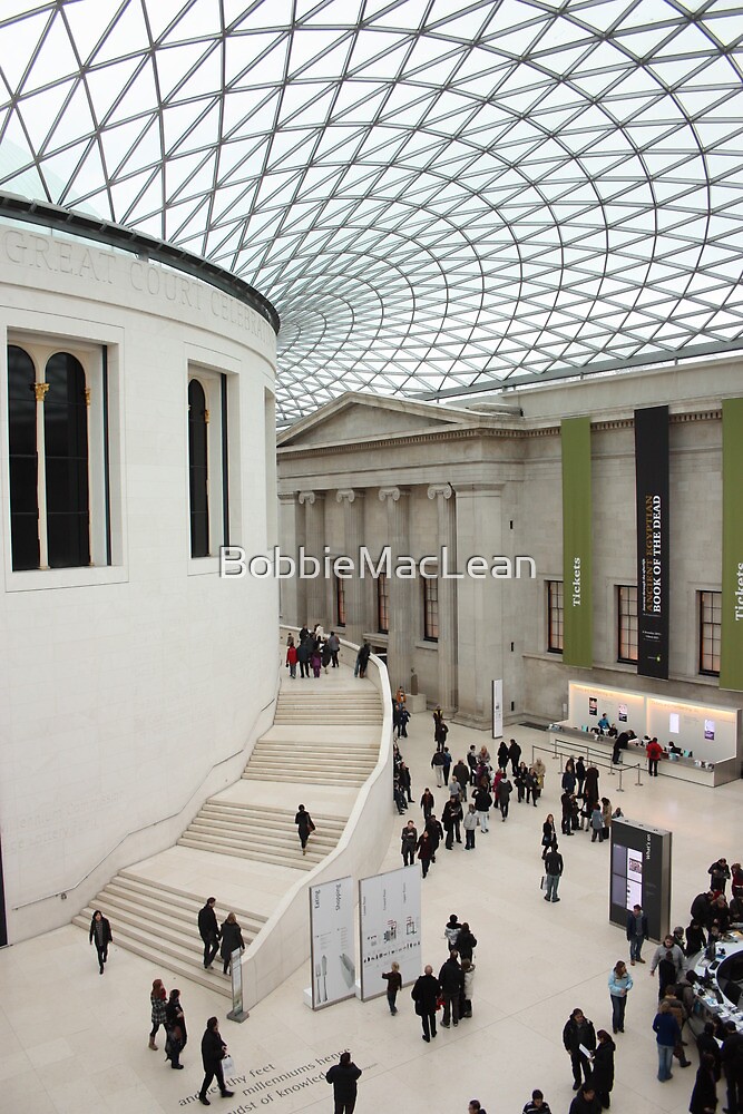 "Inside the British Museum" by BobbieMacLean | Redbubble