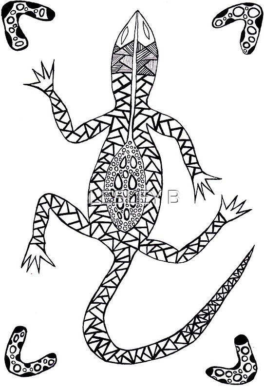 "Goanna ..." Art Prints by LESLEY BUtler | Redbubble