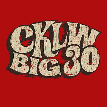 "CKLW Big 30 Detroit" Sticker for Sale by jacobcdietz | Redbubble