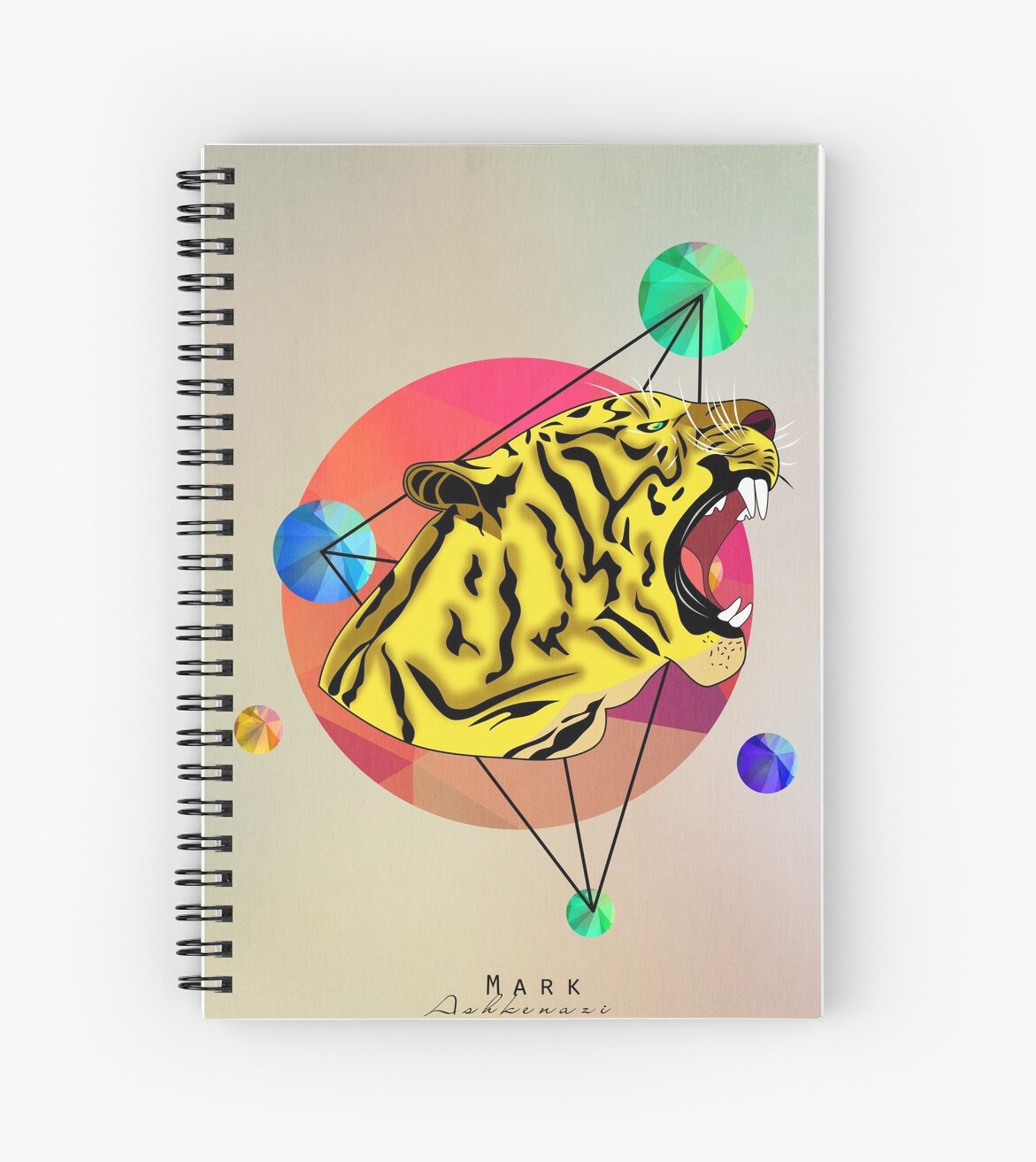 "tiger" Spiral Notebook by motiashkar | Redbubble