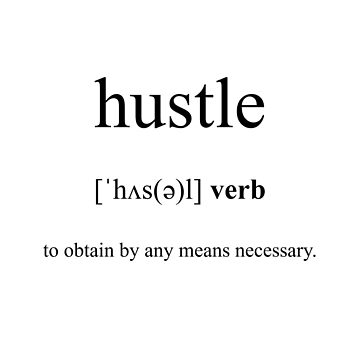 "Hustle Definition | Dictionary Collection" Art Board Print by ...