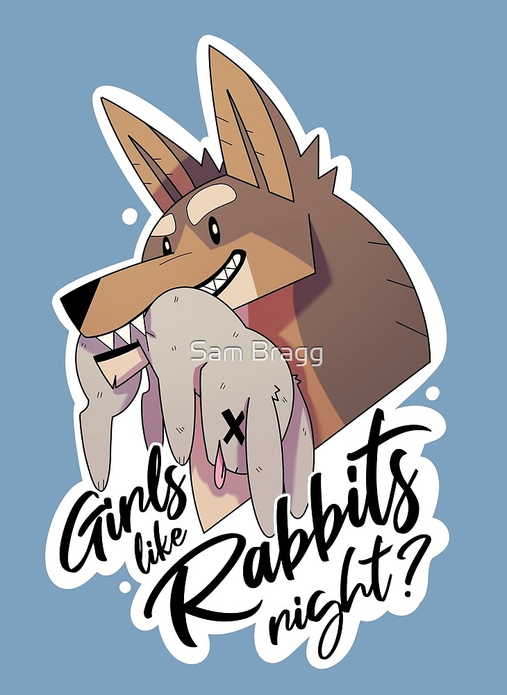 "Cliff Girls Like Rabbits" by Sam Bragg | Redbubble