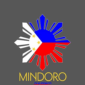 "Mindoro - Philippines Red Blue White Star Flag" Sticker for Sale by ...