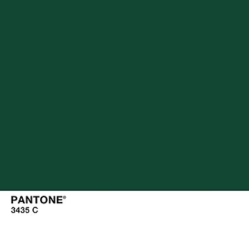 "Pantone Color 3435 C" Poster for Sale by mitchgraney | Redbubble