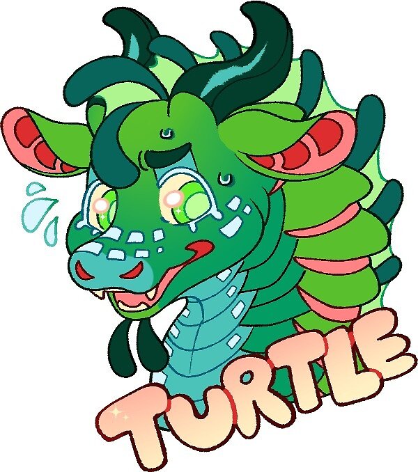 "Wings Of Fire WOF Turtle" by Maxwell Maxpawb | Redbubble
