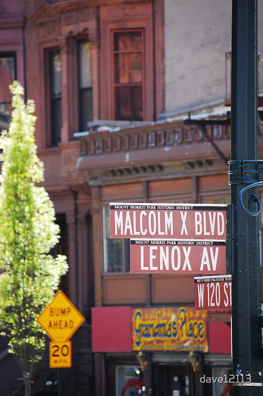 "Harlem Road Signs" by dave12113 | Redbubble