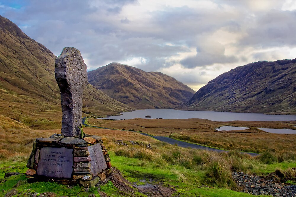 "Doolough Tragedy Cross in Co.Mayo Ireland." by MickBourke | Redbubble
