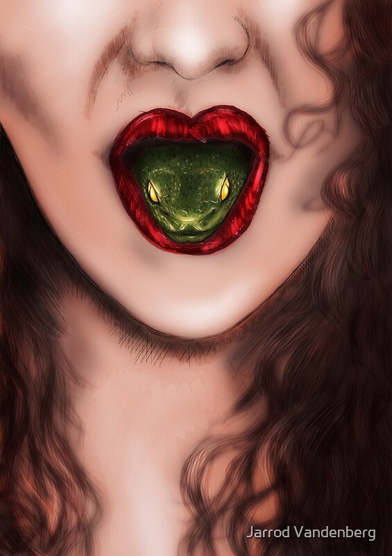 "Venomous Words" by Jarrod Vandenberg | Redbubble