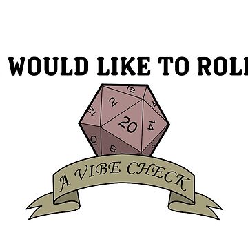 "Vibe Check" Sticker for Sale by Ren Hill | Redbubble