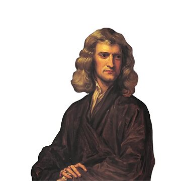 "Isaac Newton" Sticker for Sale by Annreck Wallen | Redbubble
