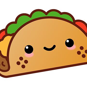 "Happy Taco" Poster for Sale by MindChirp | Redbubble