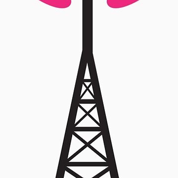 "Radio tower 5" Sticker by Seb-Sk93 | Redbubble
