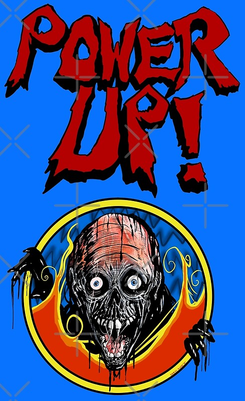 "Tarman Power Up" by Doug Saquic | Redbubble