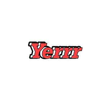 "Yerrr New York" Sticker for Sale by siovanna1609 | Redbubble