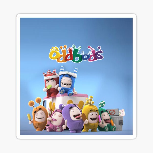 Oddbods Stickers | Redbubble