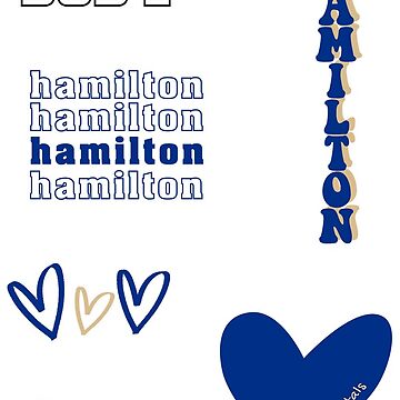 "hamilton college" Sticker for Sale by Alexa Gilbert | Redbubble