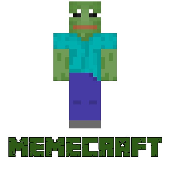 "Minecraft - Memecraft - Rare Pepe Edition" Poster by GaryCuningham ...