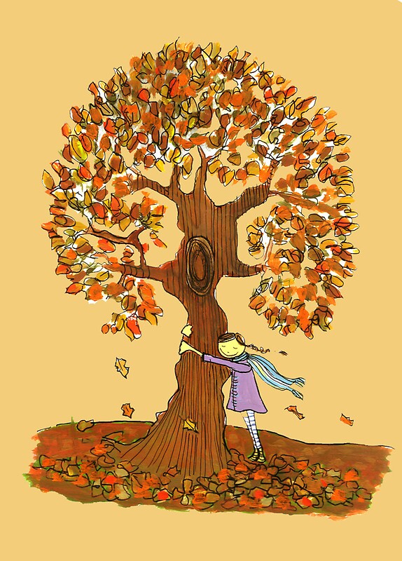"Tree Hug" by Johanna Wright | Redbubble