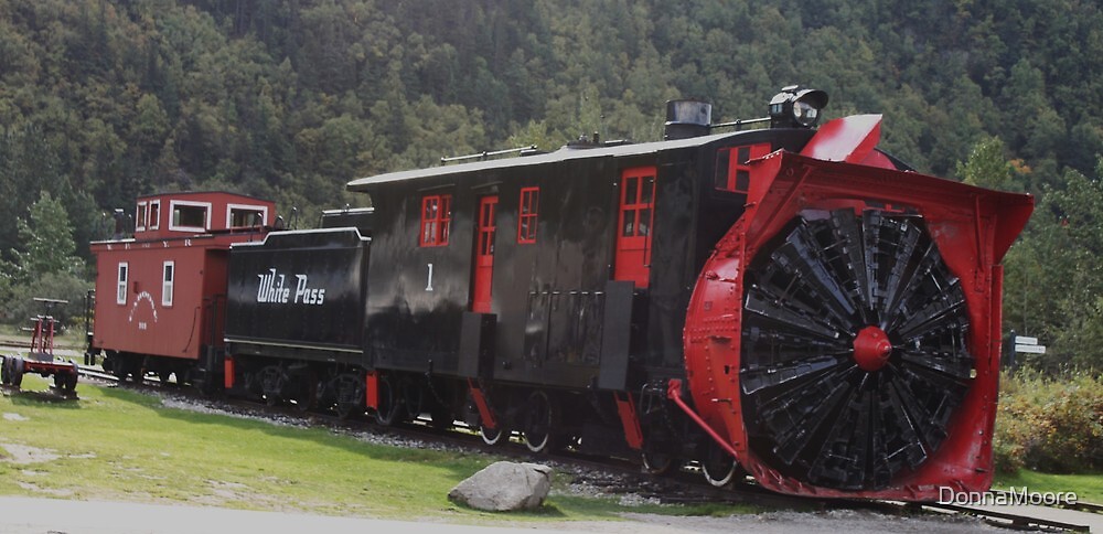 "An old rotary snow plow in Skagway, Alaska" by DonnaMoore | Redbubble