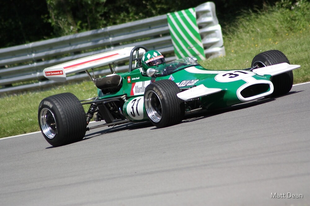 "Luciano Arnold - Brabham BT36" by Matt Dean | Redbubble