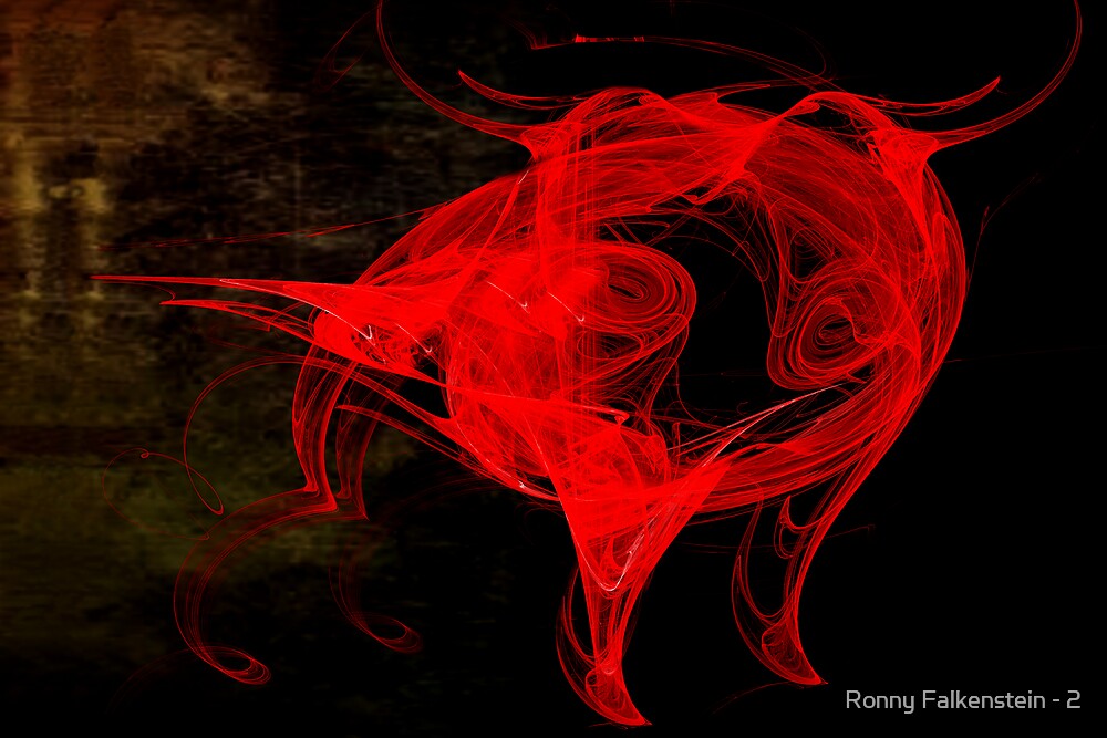 "El Toro - Rojo" by Ronny Falkenstein - 2 | Redbubble