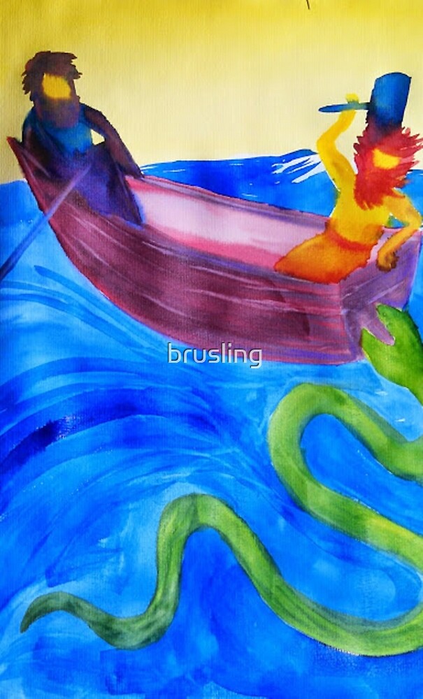 "Thor and Hymir go Fishing" by brusling | Redbubble