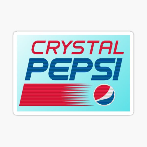 Crystal Pepsi Stickers | Redbubble