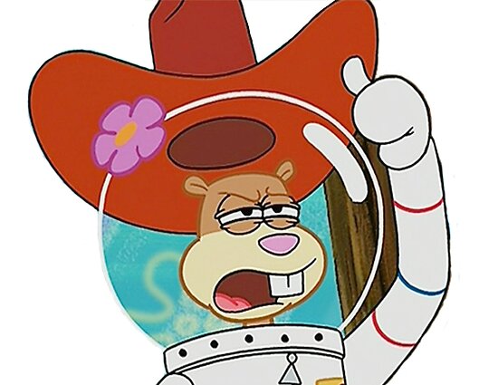 "Howdy Sandy Cheeks" Poster by OnlysuperDesign | Redbubble