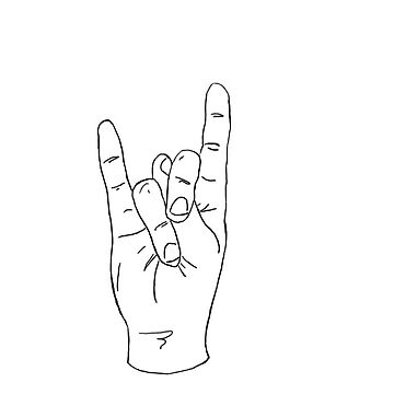 "TBS Handsign" Sticker for Sale by hivey45 | Redbubble