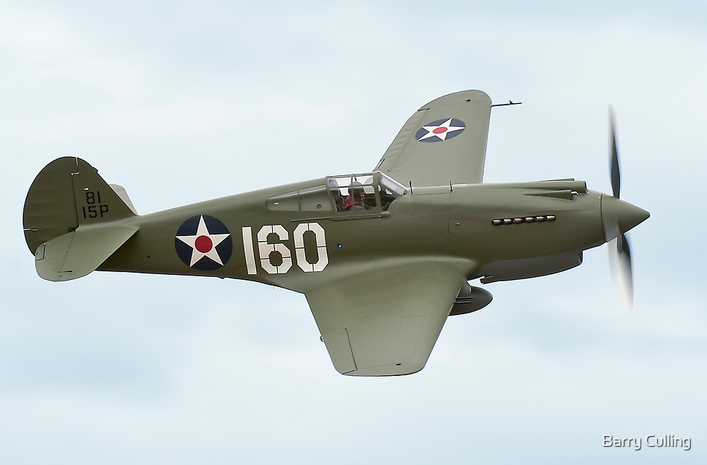 "Curtiss P-40C Tomahawk at Omaka" by Barry Culling | Redbubble