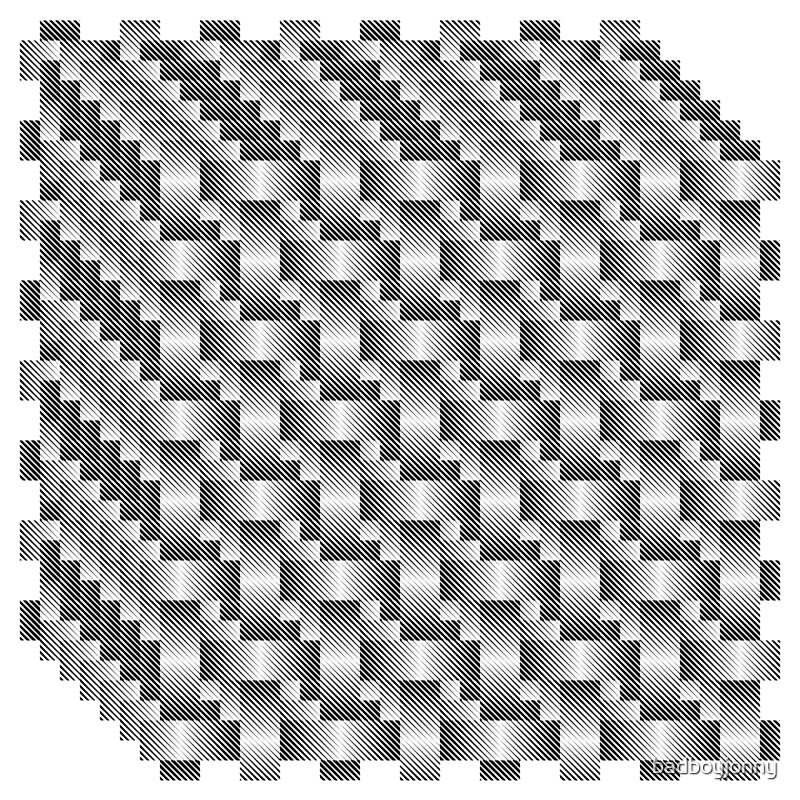 "Wave Cube Op art." by badboyjonny | Redbubble