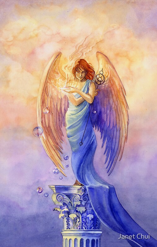 "Angel of Truth and Illusion" by Janet Chui | Redbubble