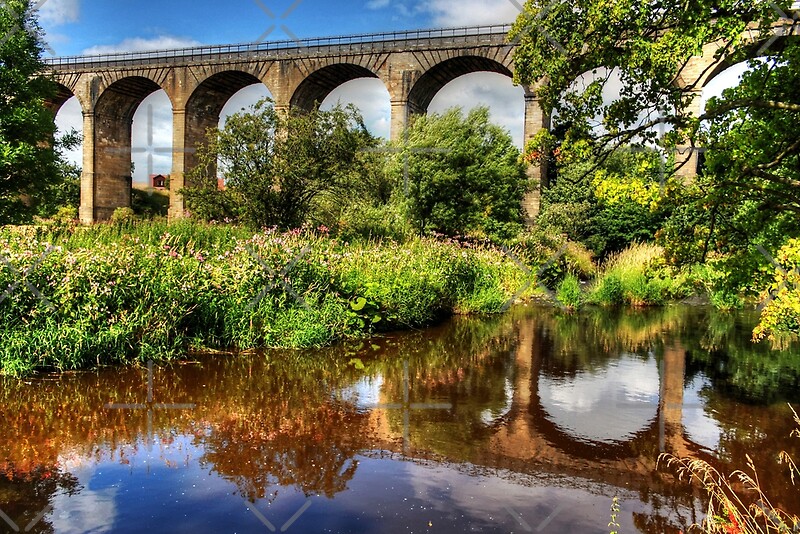 "Avon Viaduct Reflections" by Tom Gomez | Redbubble