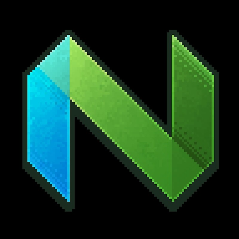 "Neovim Pixel Art" by astrellon | Redbubble