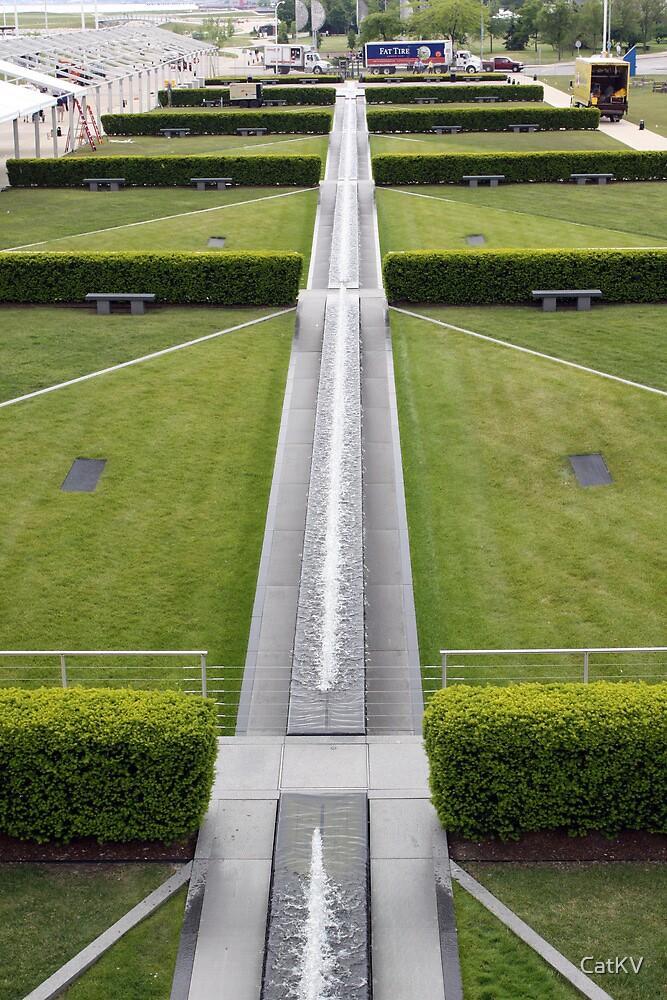 "Linear Water Fountain" by CatKV | Redbubble