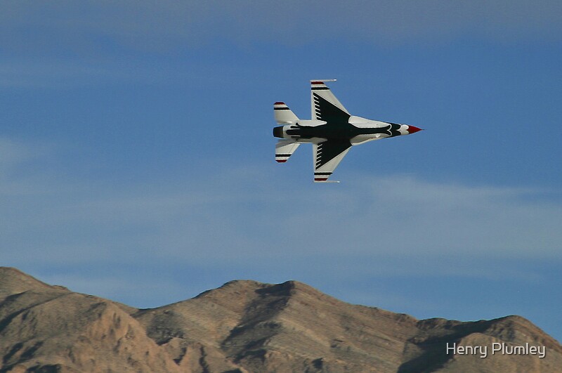 "USAF Thunderbirds Solo Minimum Radius Turn" by Henry Plumley | Redbubble
