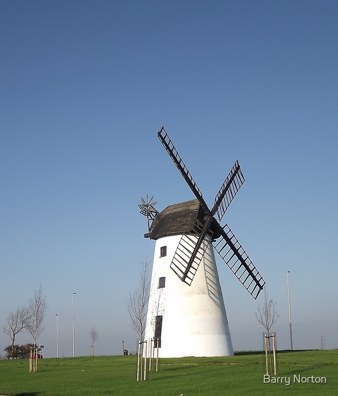 "Little Marton Mill Blackpool" by Barry Norton | Redbubble