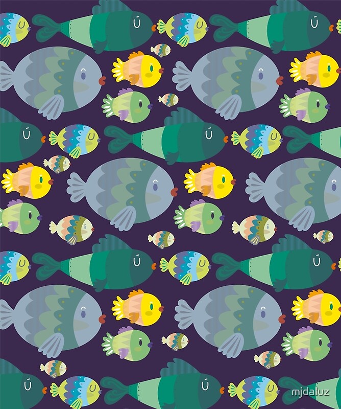 "Fish pattern" by mjdaluz | Redbubble